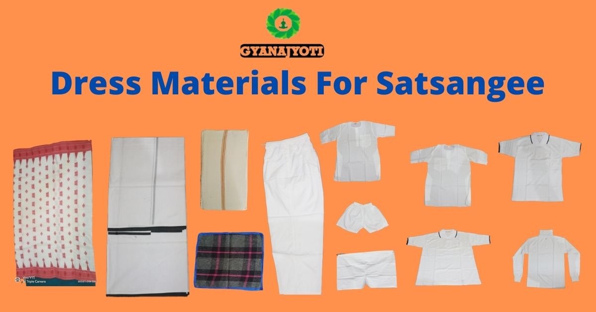White Dress Materials For Satsang